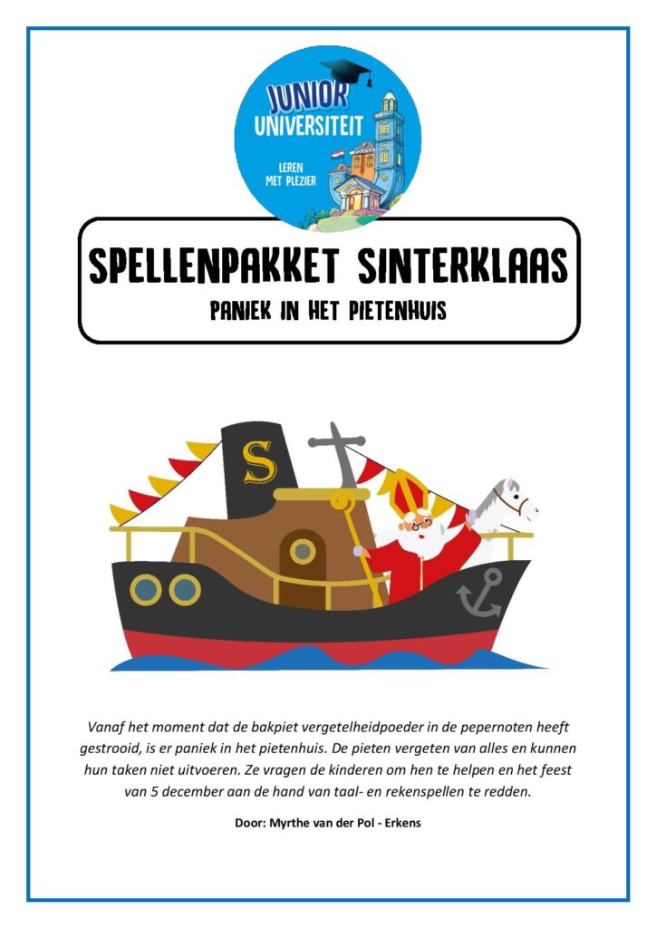 Spellenpakket Sinterklaas – Junioruniversiteit