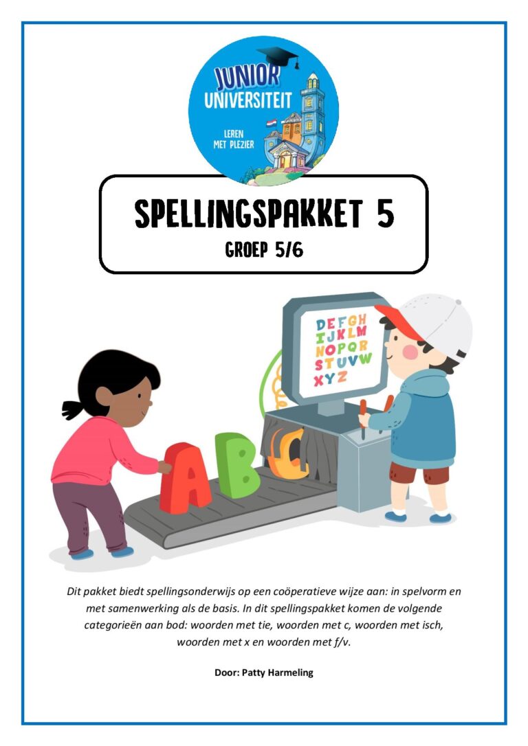 Spellingspakket 5 – Junioruniversiteit