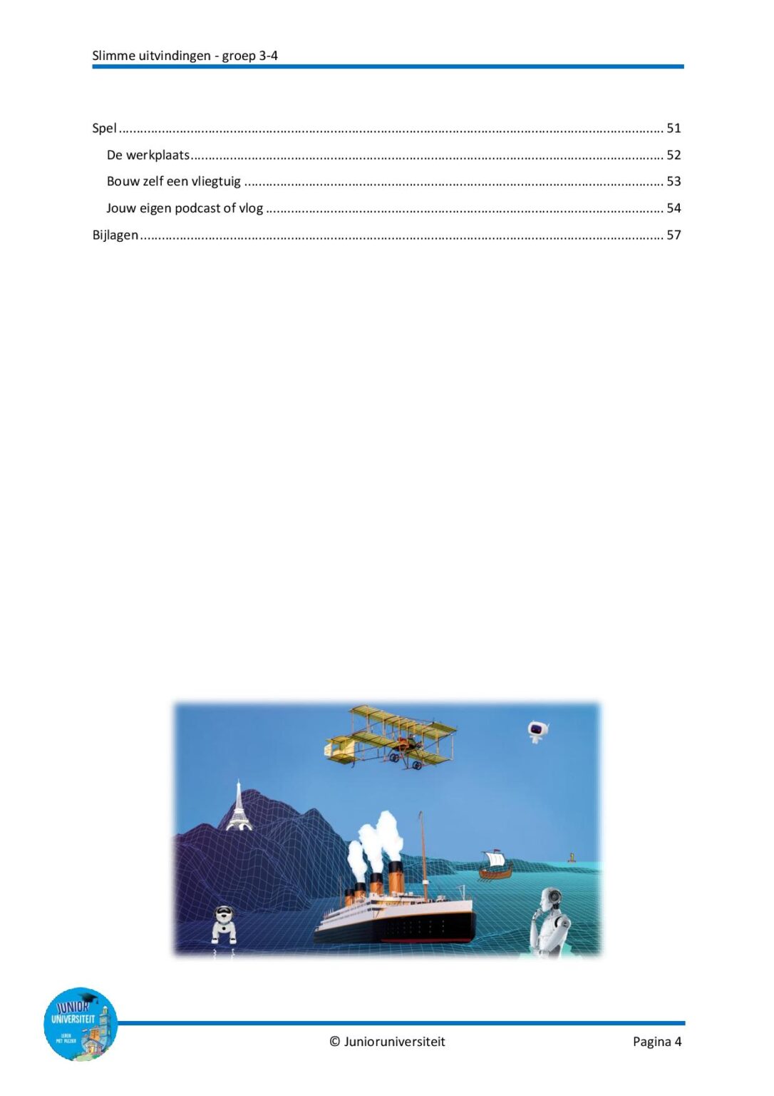 Slimme uitvindingen – groep 3-4 – Junioruniversiteit