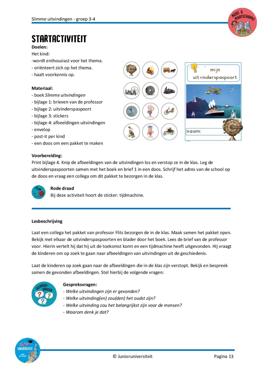 Slimme uitvindingen – groep 3-4 – Junioruniversiteit